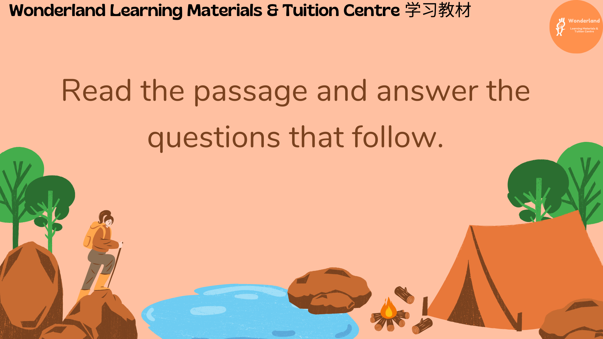 Reading Comprehension – Exercise - Wonderland Home